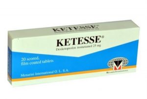 Ketesse (dexketoprofen trometamol) 25 mg B-20 | HarakaMeds