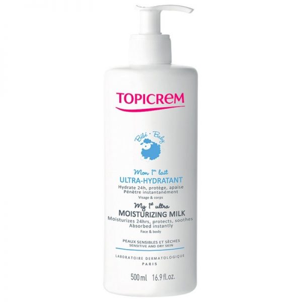 Topicrem BEBE Mon 1er lait hydratant 500ml | HarakaMeds