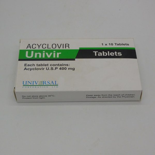 UNIVIR 400MG (10TABLETS) | HarakaMeds