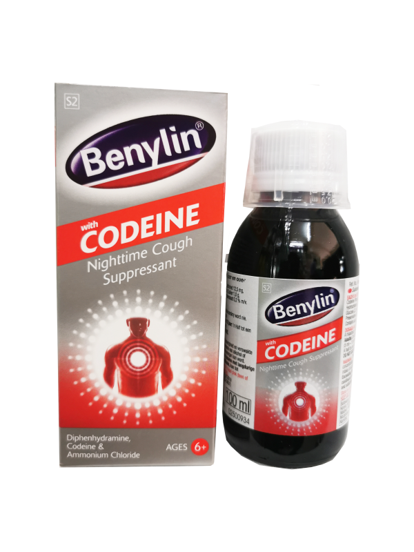 BENYLIN CODEINE 14/5.7/11MG / 5ML 100ML SYRUP | HarakaMeds
